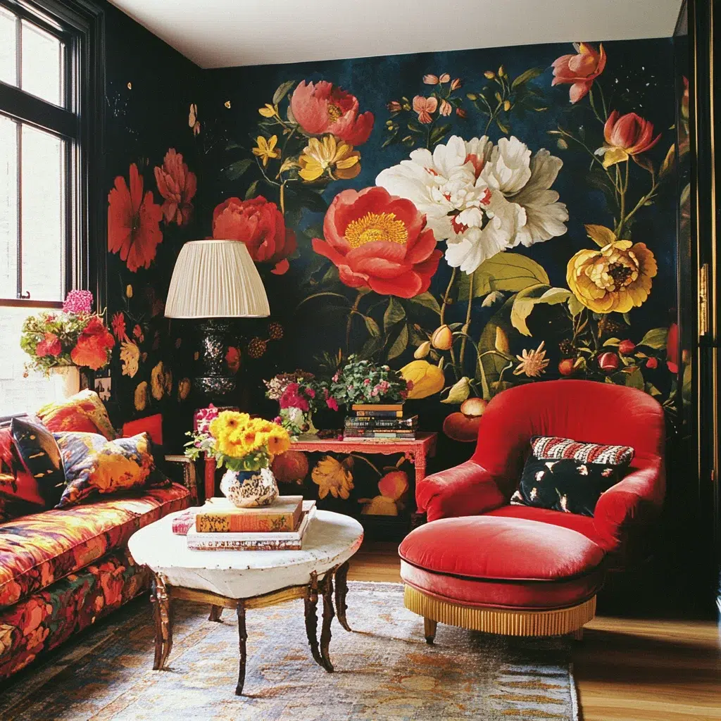Bold Floral Wallpaper Ideas - Recipes Time